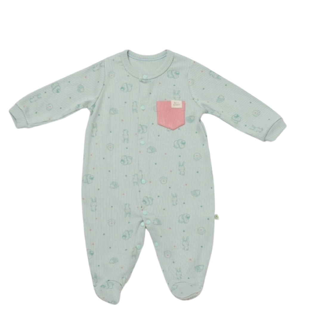 Mint green ribbed overall – cloudn5